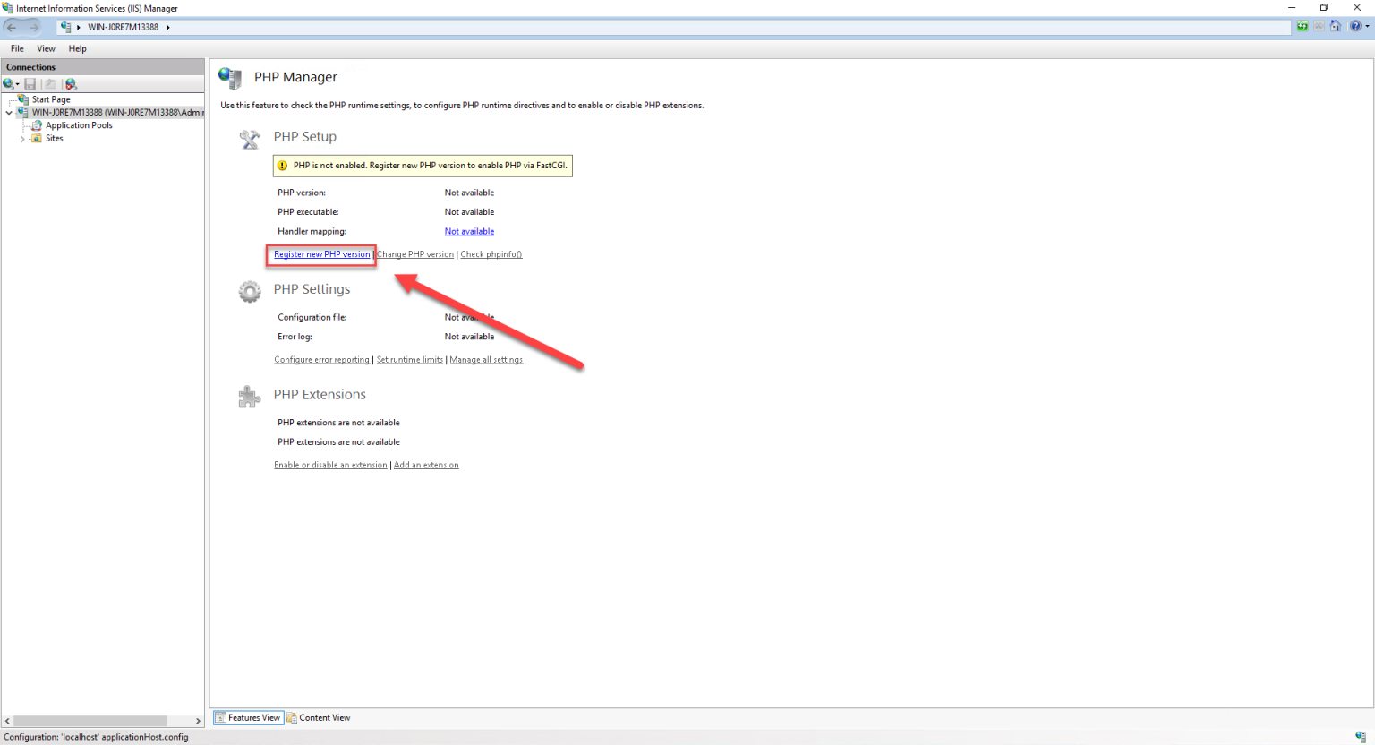 P.2: Hệ Thống IIS Cơ Bản (Windows + IIS + PHP + MYSQL+ SSL) - VinaHost