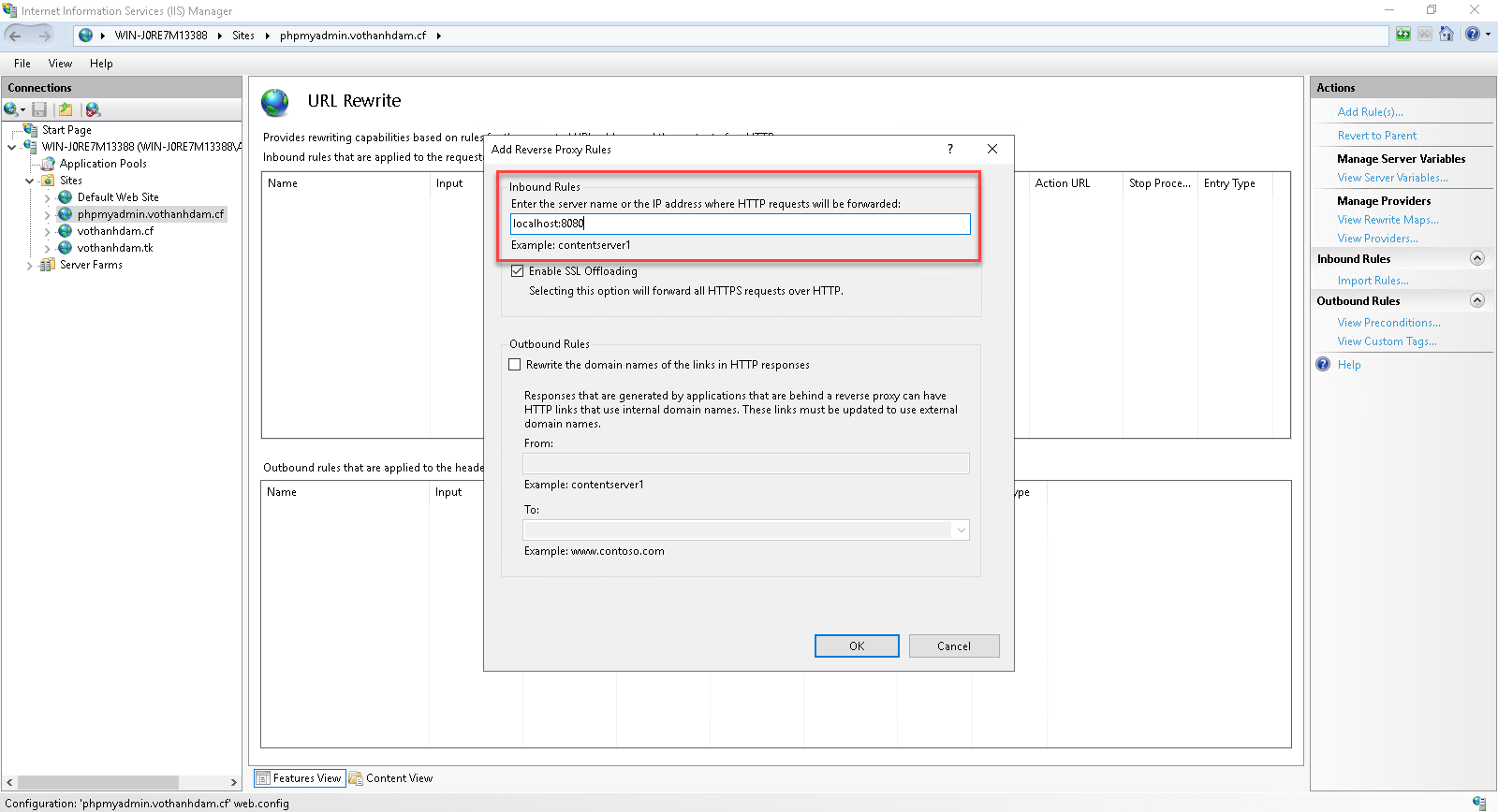 Hướng Dẫn Cài Đặt Và Sử Dụng Rewrite Module Trong IIS - VinaHost
