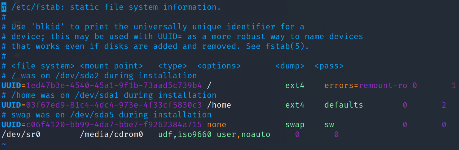 Giới Thiệu Về File Fstab Trên Linux - VinaHost