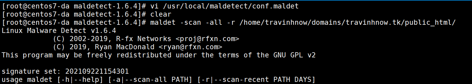 Hướng Dẫn Cài đặt Và Sử Dụng Malware Detect Lmd Maldet Vinahost
